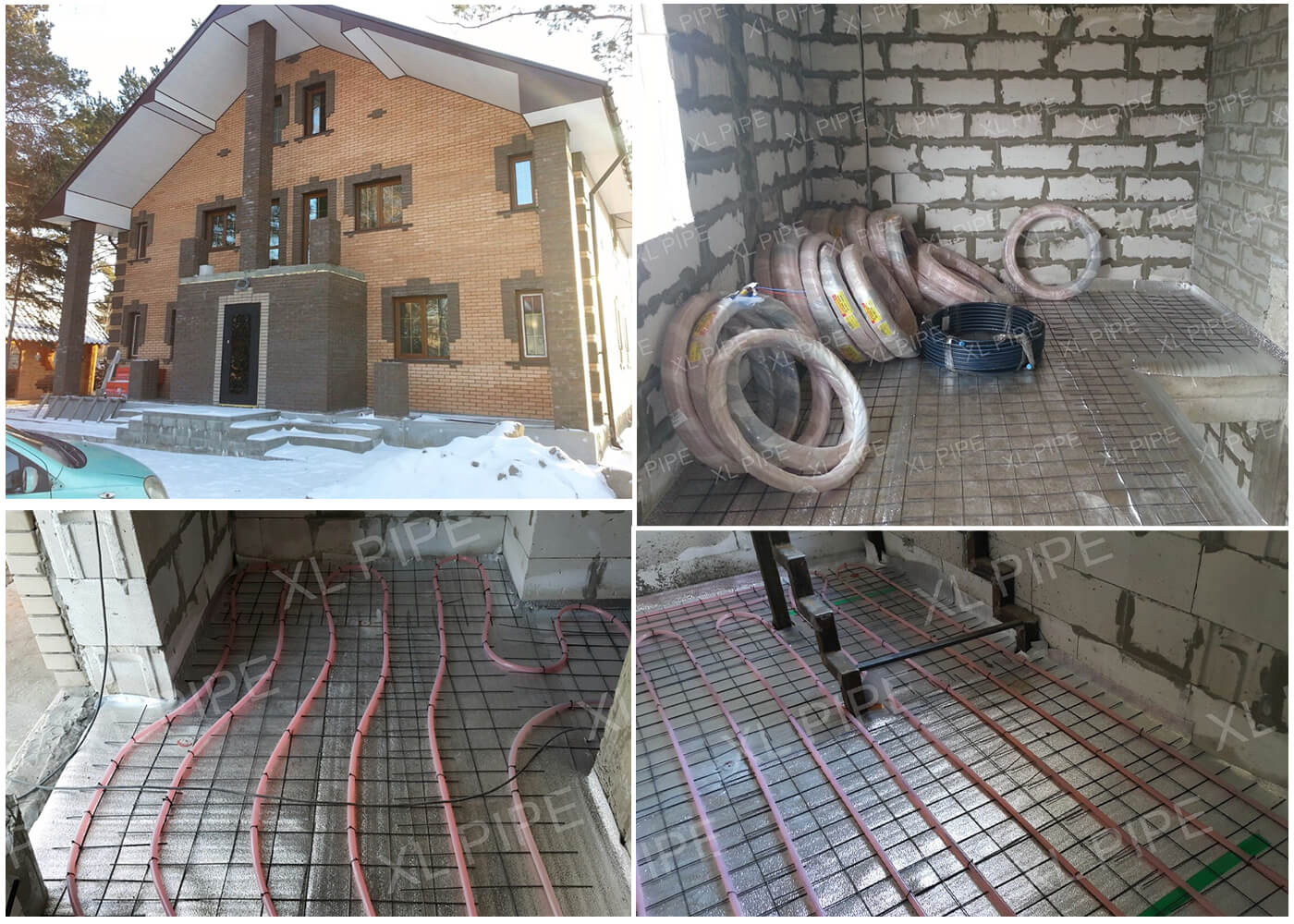 Отопление дома от электро-водяного пола XL PIPE